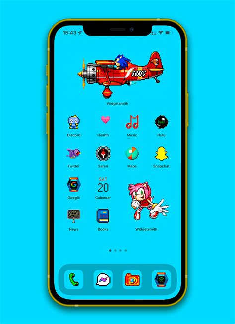 Sonic Advance App Icons IOS Android Custom IPhone App Icons