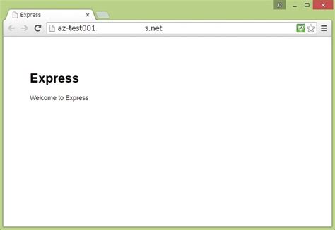 AZURE NODE JS EXPRESS Embedded Blog