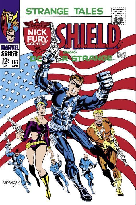Strange Tales 167 1968 By Steranko This Cover Was Repurposed In A
