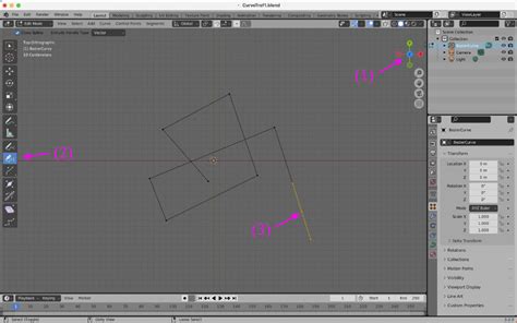 curve basics mathematical illustration in blender