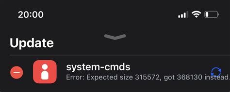 Sileo Error Expected Size Rjailbreak