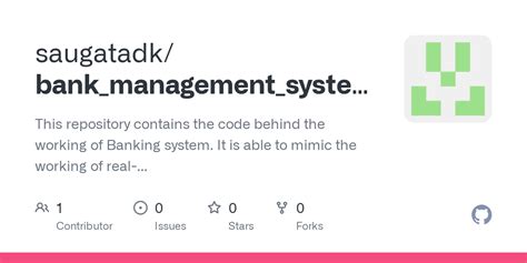 Github Saugatadkbankmanagementsystemc This Repository Contains