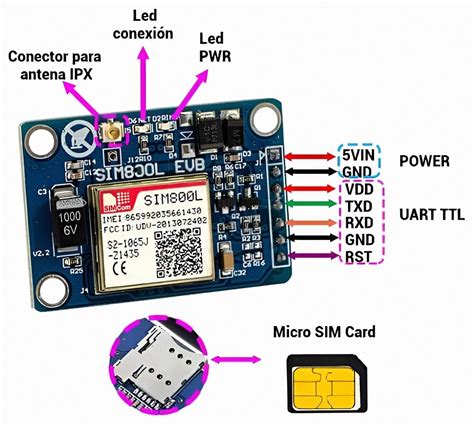 ماژول سیم کارت SIM L EVB V برد آبی فروشگاه اهم الکترونیک