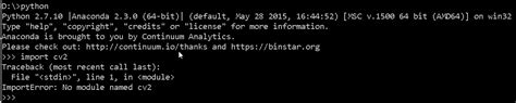 Setup Anaconda Python Pyqt Opencv Ravven Labs