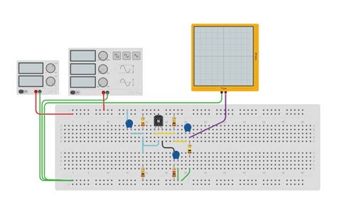 Circuit Design Class A Single Stage Amplifier V2 Tinkercad
