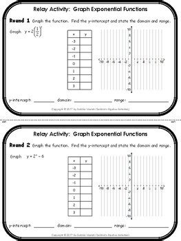 Graph Exponential Functions Relay Activity Algebra Digital TPT