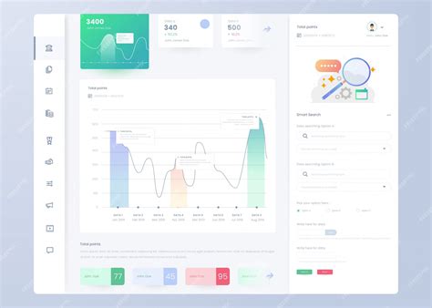 Premium Vector Infographic Dashboard Panel Template For Ui Ux Design
