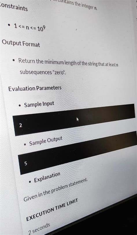 Solved Problem Statement You Are Given An Integer N You Chegg