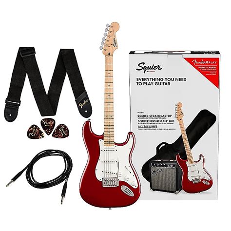 Squier Stratocaster Limited Edition Electric Guitar Pack With Reverb