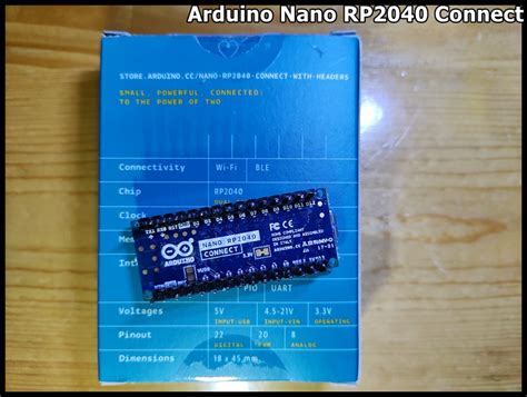Arduino Er Arduino Nano Rp2040 Connect