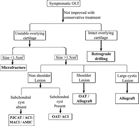 Osteochondral Lesions Of The Talus Current Concepts Journal Of