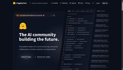 Huggingface介绍：ai训练模型平台费用、方案、功能、评价 Ai 喵导航