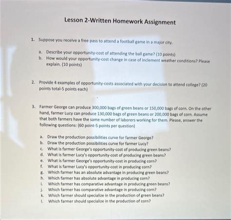 Solved Lesson 2 Written Homework Assignment 1 Suppose You