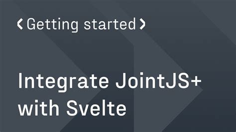 How To Integrate Jointjs With Svelte Jointjs Youtube