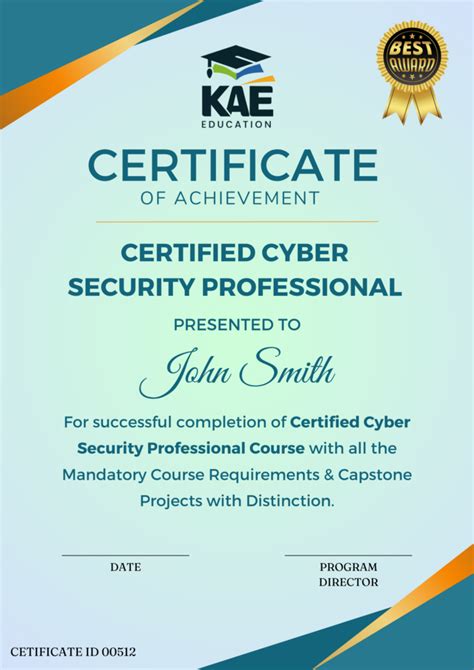 Cyber Security Professional Course KAE Education