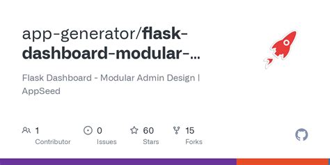 Github App Generator Flask Dashboard Modular Admin Flask Dashboard