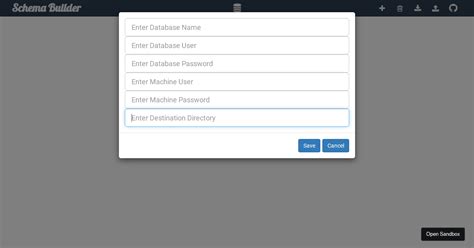 Schema Designer Codesandbox