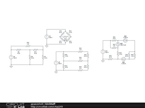 Kirchhoff Circuitlab