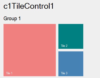 Increasing The Size Of A Specific Tile ComponentOne TileControl For WinForms