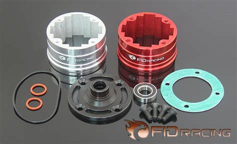 Fid Alloy One Piece Center Diff Housing Differential Shell For Losi