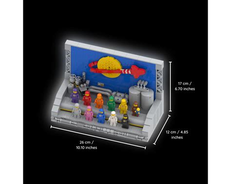 Lego Moc Classic Space Minifigures Display Stand By Freddiebricks Mocs Rebrickable Build