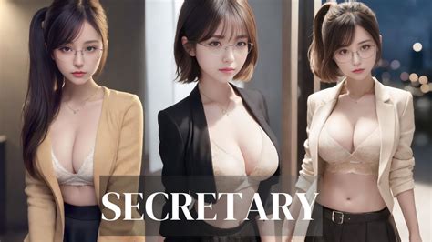 [4K] The Art of Being a Beautiful Secretary | AI LookBook