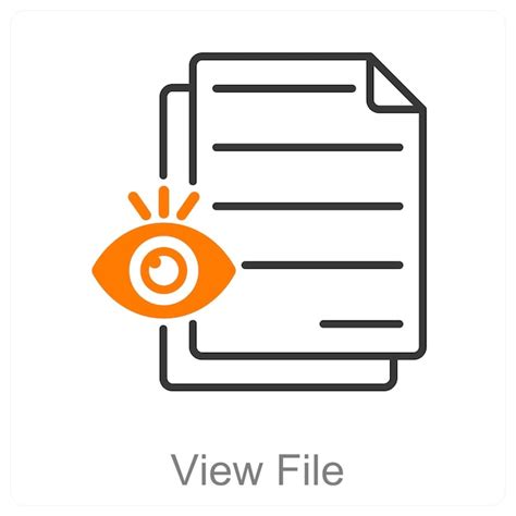 Premium Vector View File