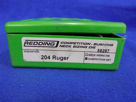 Redding 204 Ruger Reloading Dies Aaa Auction And Realty