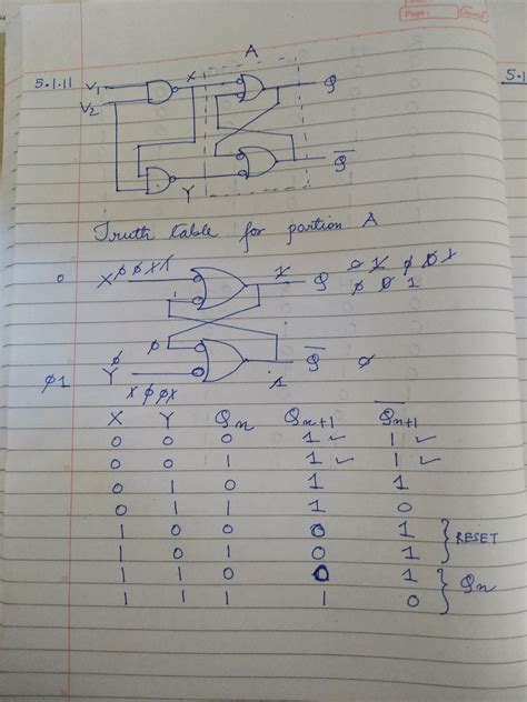 digital logic problem based on latches sequential circuits