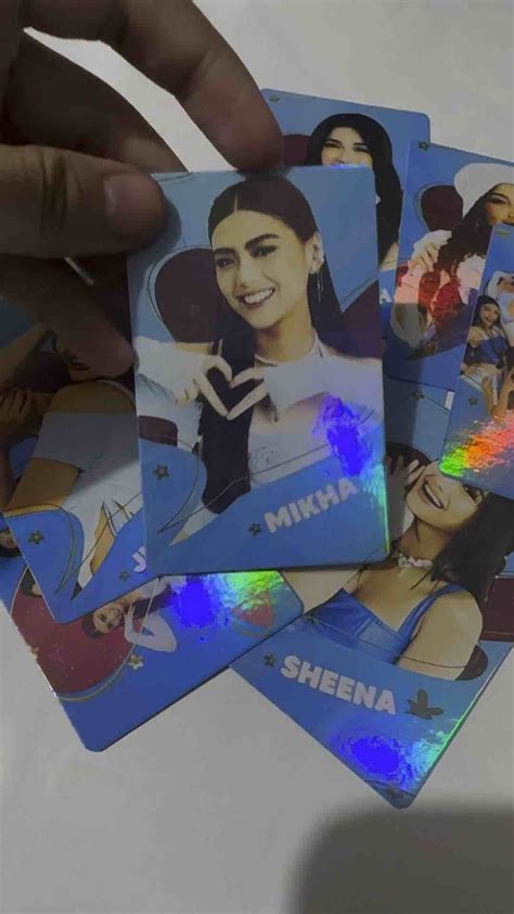 Bini Modess X Bini Unofficial Jollibee X Bini Laminated Photocards