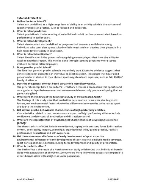 Tutorial 4 Questions Pdf Genius Genetics