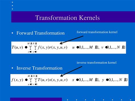 Ppt Fourier Transform Mathematical Background And Image Processing