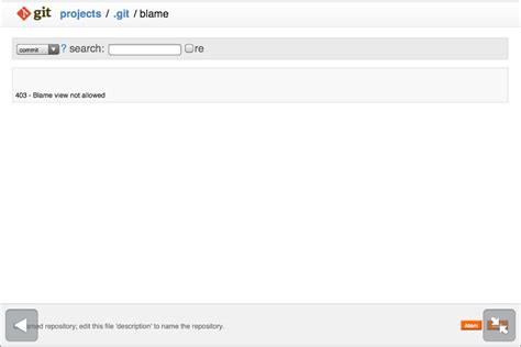 Debian Gitweb Refusing To Blame Server Fault