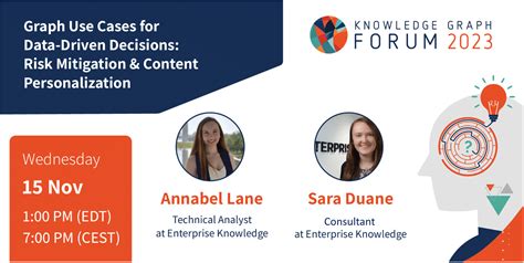 Sara Duane And Annabel Lane To Present At Knowledge Graph Forum 2023