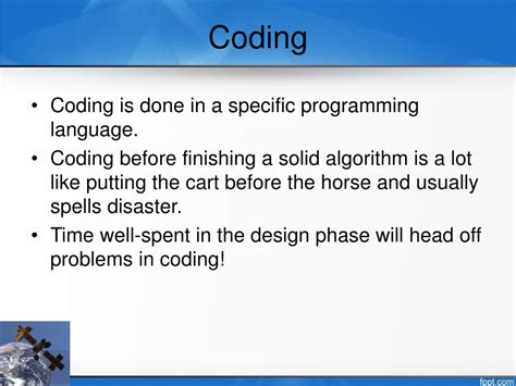 Ppt Coding Basics And Software Engineering Overview Powerpoint