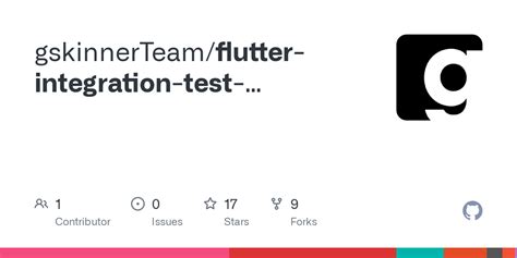 Github Gskinnerteamflutter Integration Test Examples