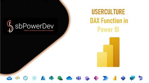 Userculture Dax Function In Power Bi Sbpowerdev Youtube