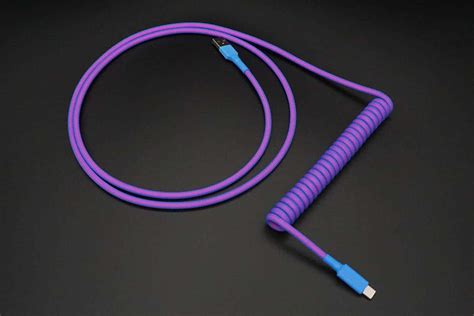 USB Keyboard Cable Pink Blue Dream Cables