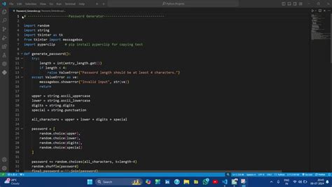 How To Create A Password Generator With Codsoft Sankalp Jain Posted