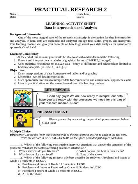 Data Analysis And Interpretation Pdf Statistics Quantitative Research