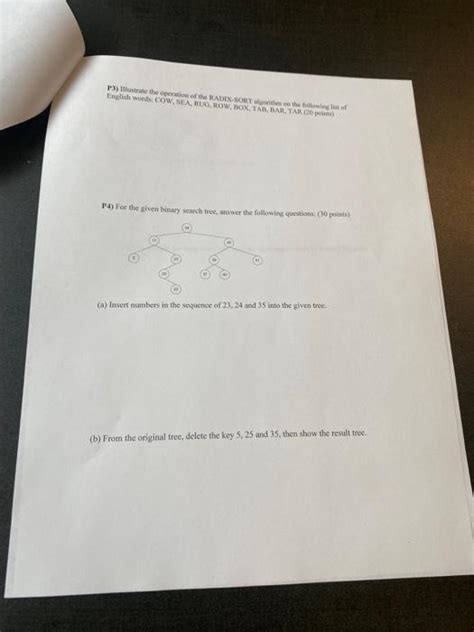 P5 Given Minx Heap Answer The Following Questions