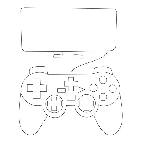 Premium Vector Continuous One Line Art Hand Drawing Of Game Controller Vector Illustration