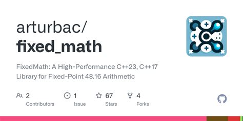 Github Arturbacfixedmath Fixedmath A High Performance C23 C