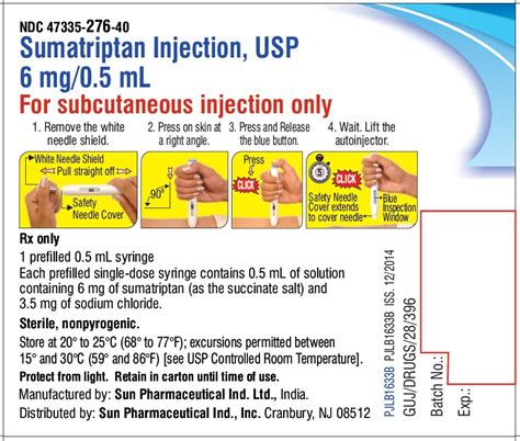 Sumatriptan Succinate Injection