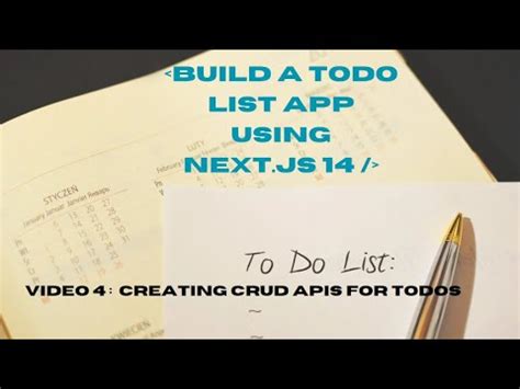 Building A Full Stack Todo List Web Application Using Next Js 14
