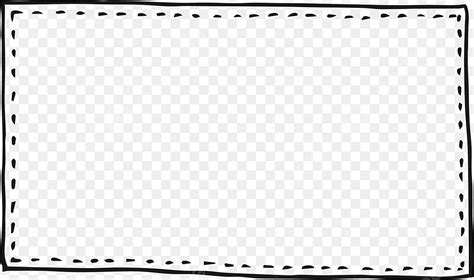 Hand Drawn Border Vector Hd Png Images Dotted Solid Line Hand Drawn