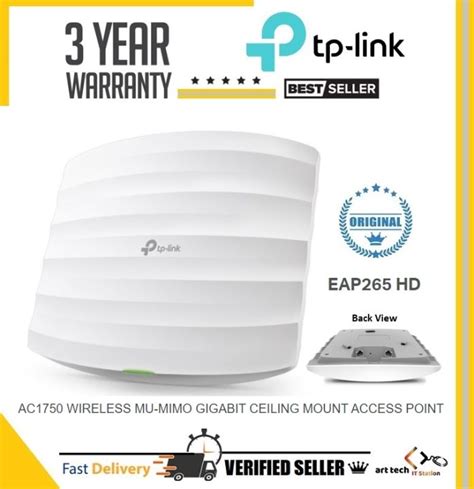 Tp Link Eap Hd Ac Wireless Mu Mimo Gigabit Ceiling Mount Access Point Eap Lazada