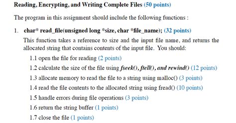 Solved Reading Encrypting And Writing Complete Files 50 Chegg Com