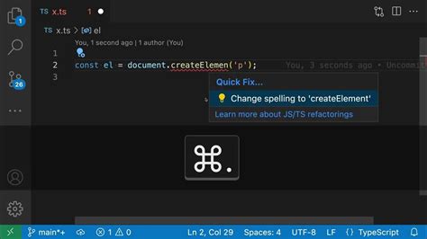 Vs Code Tips — Accept Quick Fixes And Code Actions By Double Pressing Ctrl Or Cmd Youtube