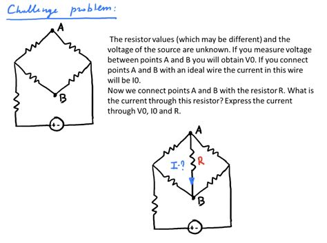 Solved Challenge Problem The Resistor Values Which May Be Chegg Com